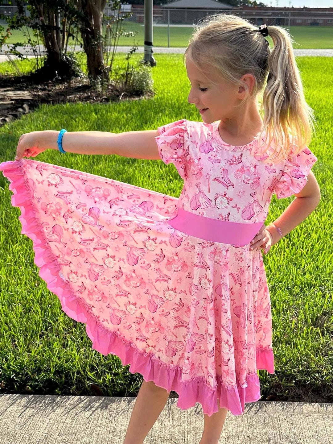Princess Things Bow Back Twirl Dress - Etsy