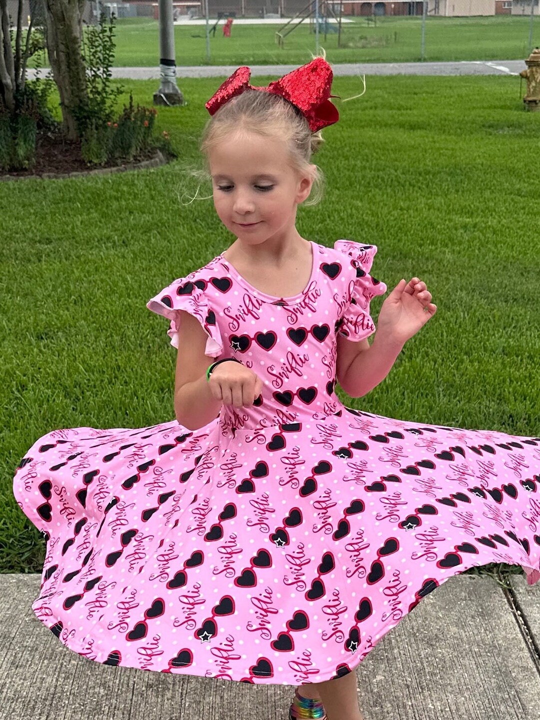 Singer Heart Glasses Twirl Dress - Etsy