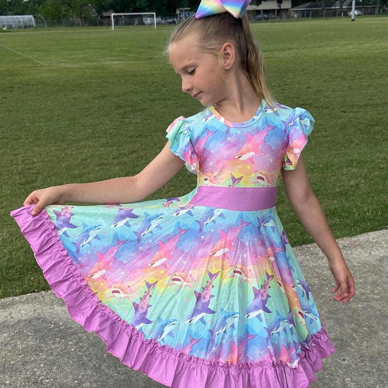 Shark Kids Dresses - Etsy UK