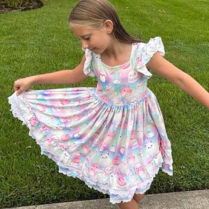 Pastel Squishmallow Lace and Ruffle Twirl Dress - Etsy