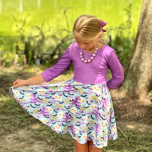 Bats and Rainbows Ballerina Twirl Dress - Etsy