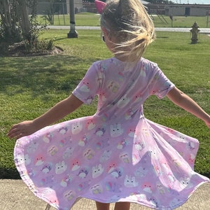 Purple Squishmallow Tshirt Twirl Dress - Etsy