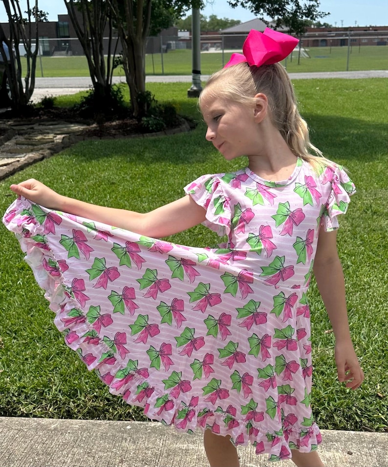 Musical Witches Bows Bow Back Twirl Dress - Etsy