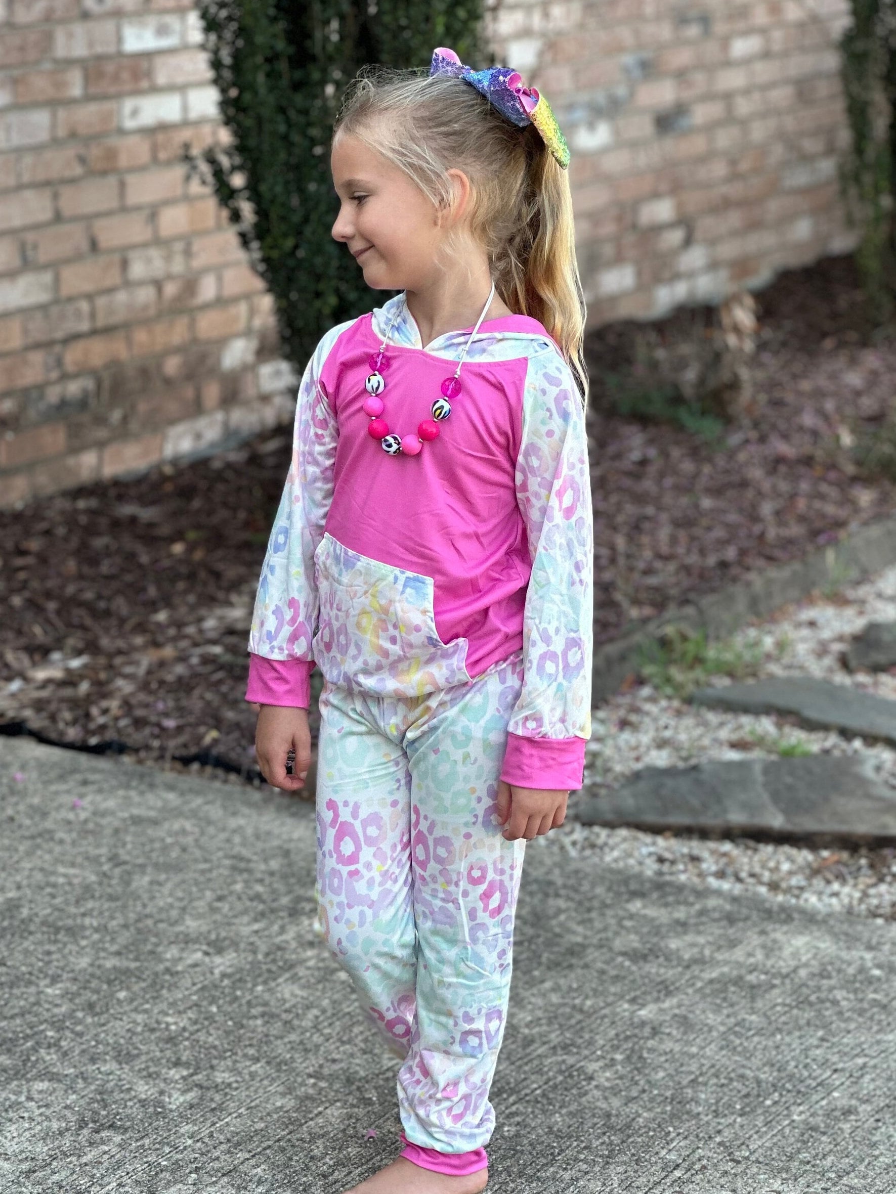 Pastel Leopard Jogger Set - Etsy