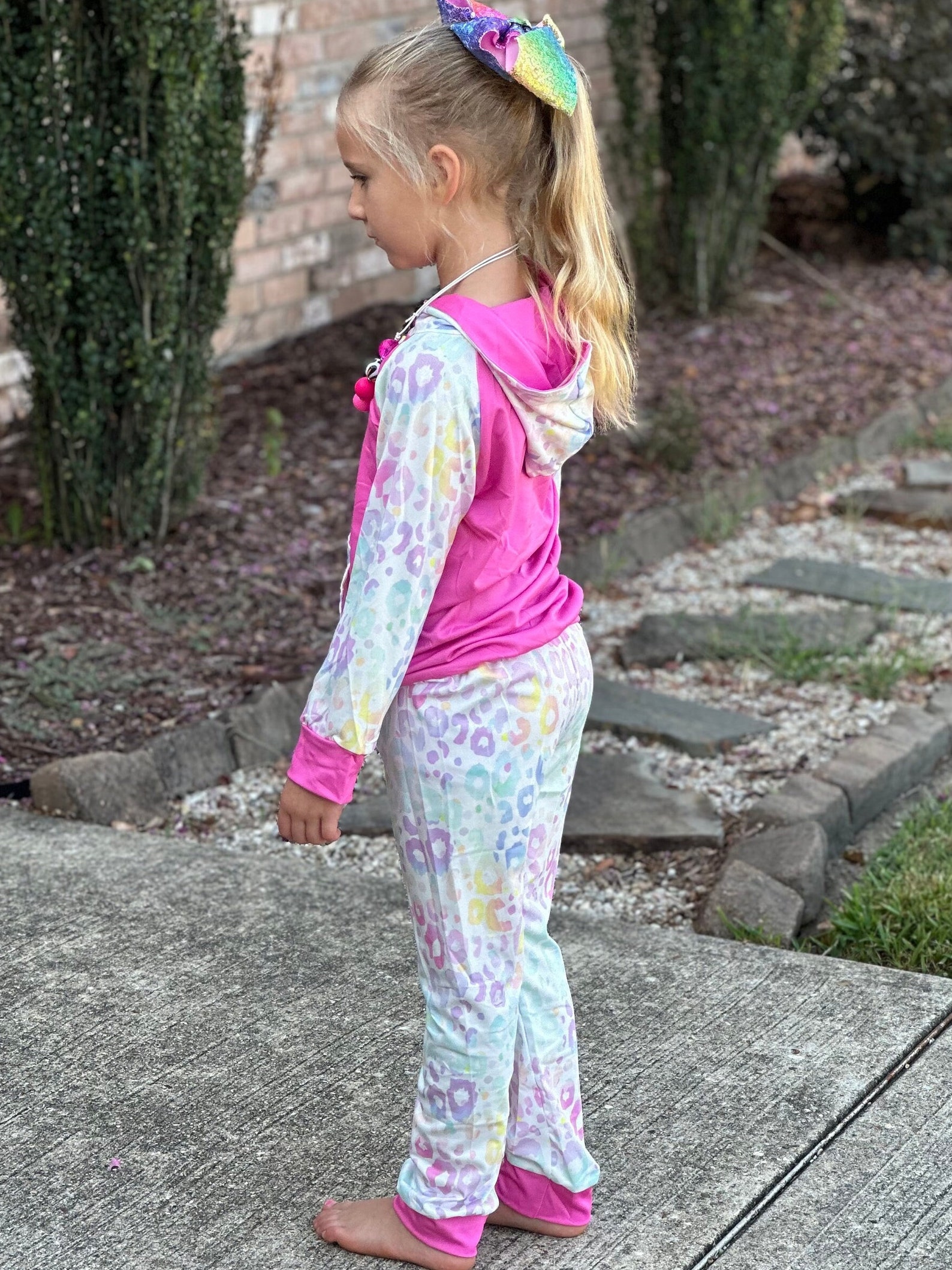 Pastel Leopard Jogger Set - Etsy