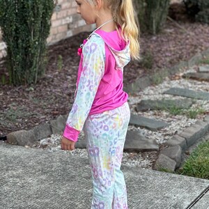 Pastel Leopard Jogger Set - Etsy
