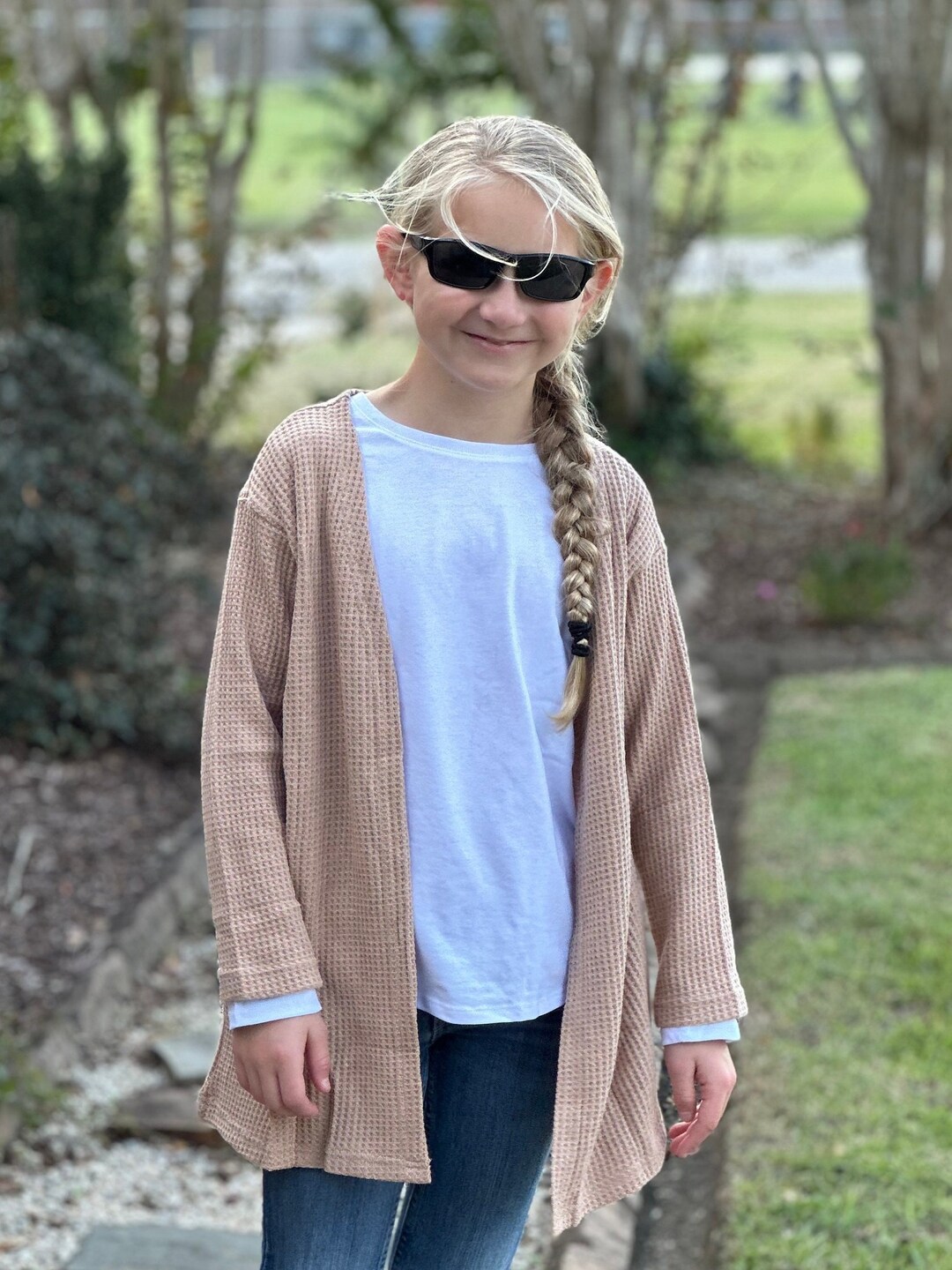 Tan Waffle Sweater - Etsy