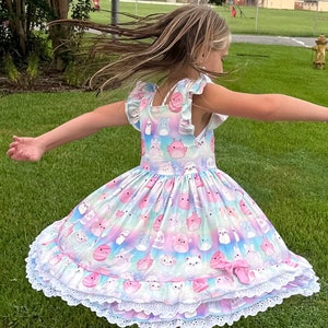 Pastel Squishmallow Lace and Ruffle Twirl Dress - Etsy