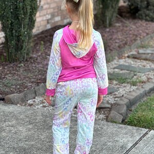 Pastel Leopard Jogger Set - Etsy