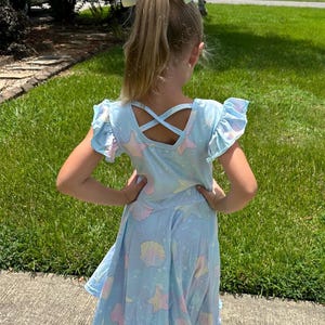 Sea Shell Twinkles Twirl Dress - Etsy
