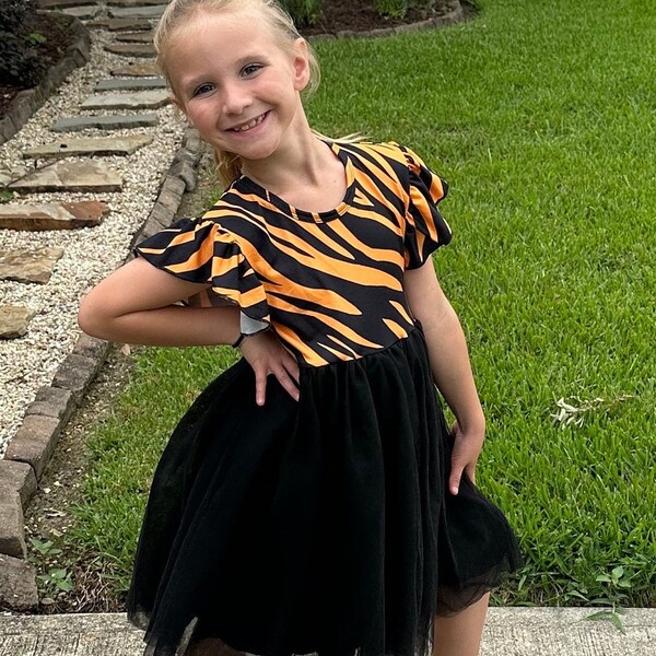 Tiger Dress - Etsy