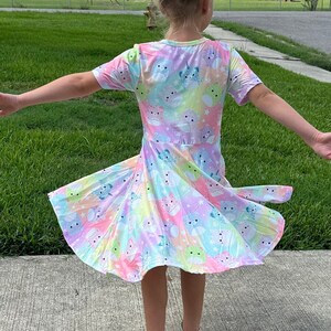 Squishmallow Big Cats T Shirt Twirl Dress - Etsy