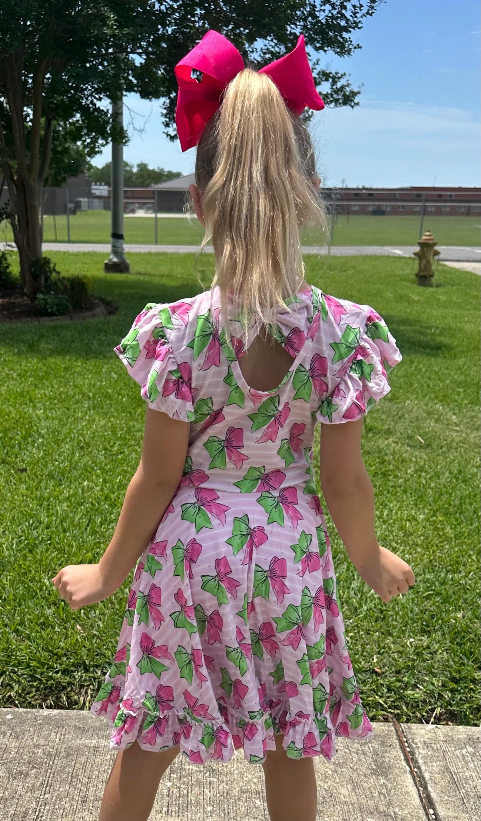 Musical Witches Bows Bow Back Twirl Dress - Etsy