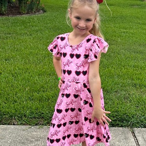 Singer Heart Glasses Twirl Dress - Etsy