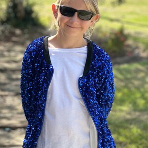 Royal Blue Sequin Jacket - Etsy