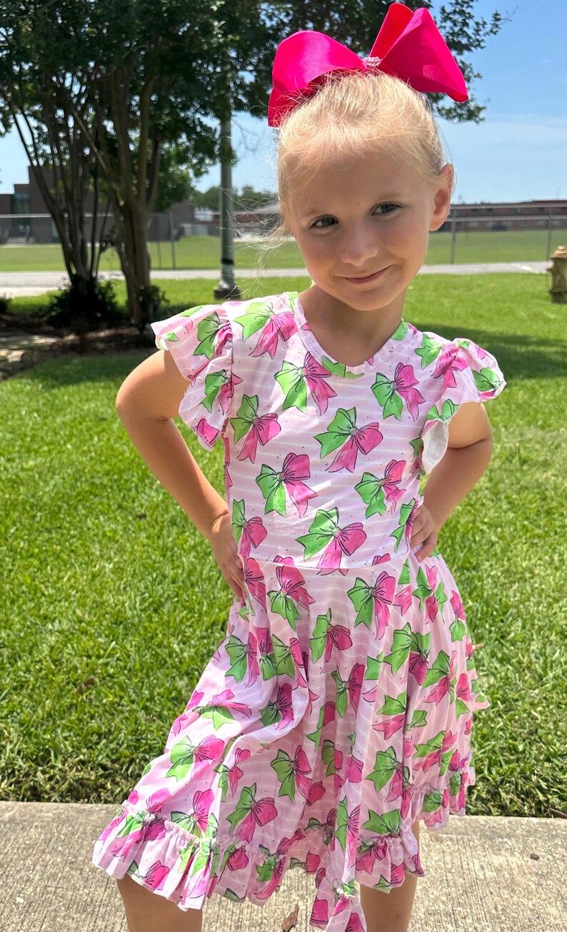 Musical Witches Bows Bow Back Twirl Dress - Etsy