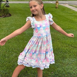 Pastel Squishmallow Lace and Ruffle Twirl Dress - Etsy