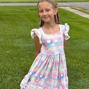 Pastel Squishmallow Lace and Ruffle Twirl Dress - Etsy