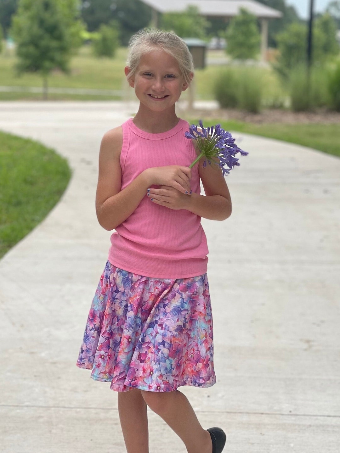 Floral Twirl Skort - Etsy
