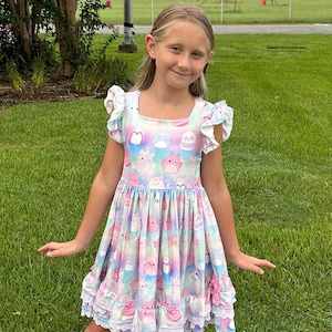 Pastel Squishmallow Lace and Ruffle Twirl Dress - Etsy