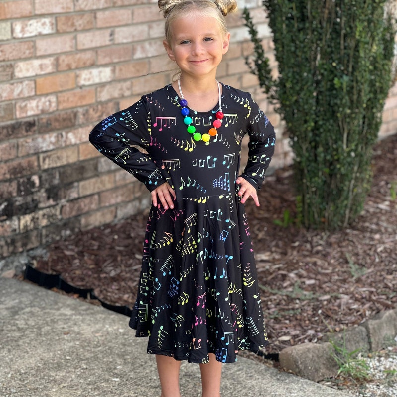 Music Note Dress - Etsy