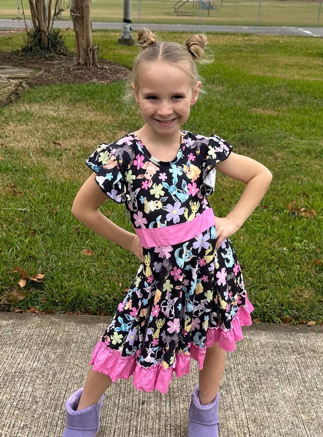 Evolution Pocket Characters Twirl Dress - Etsy