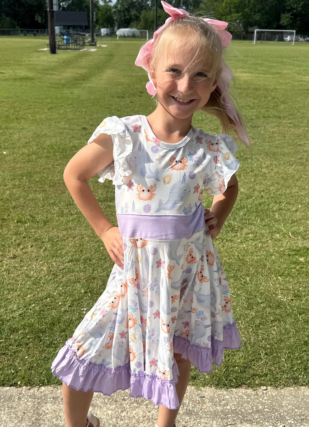 Magical Ocean Biw Back Twirl Dress - Etsy