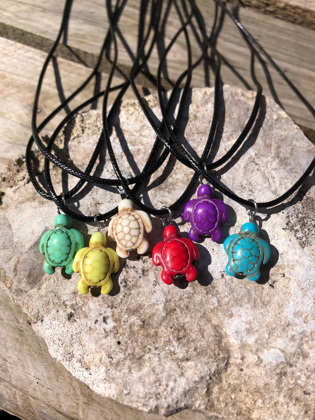 Turtle Necklace-turtle Gift Ideas, Seaside Necklace, Handmade Necklaces ...