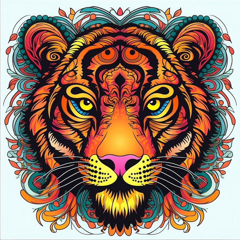 51 Best Relax Animal Mandala Coloring Poges: Mindful Book Zen, Stress ...