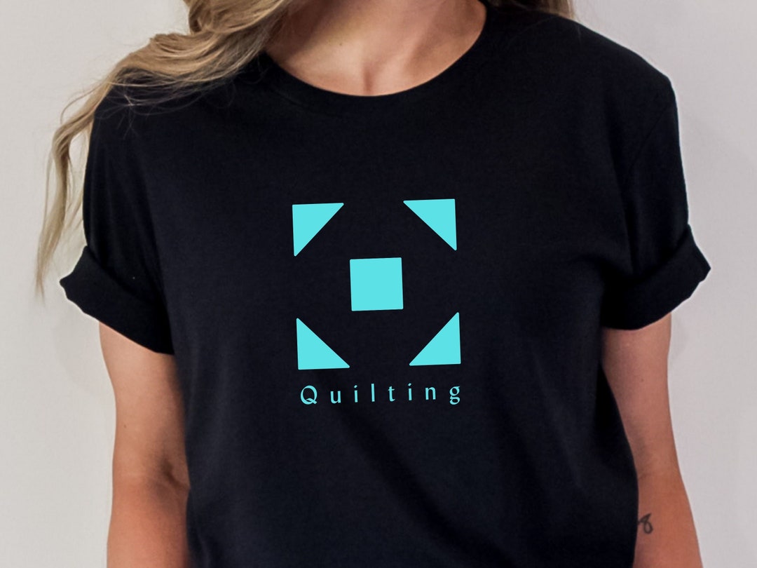 T-shirt With Nine Patch Quilt Block, T-shirt for Quilter, Classic Quilt ...