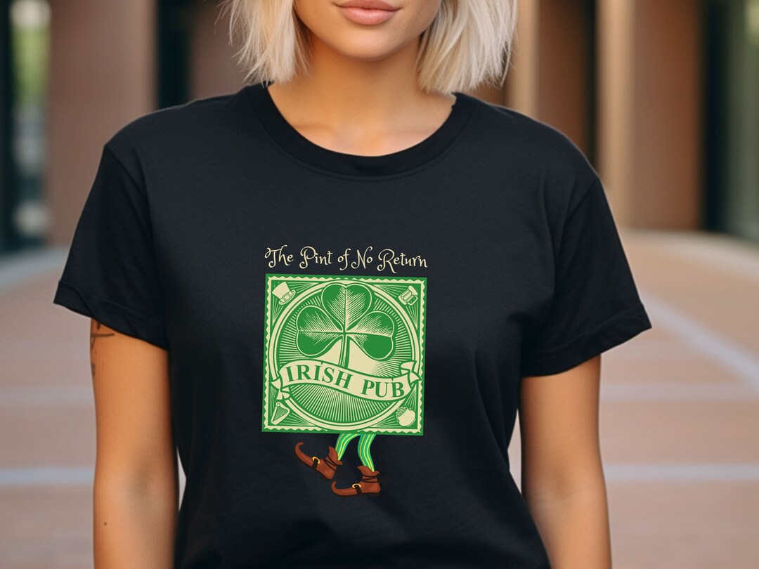 Irish Pub T-shirt, the Pint of No Return T-shirt, Funny T-shirt ...
