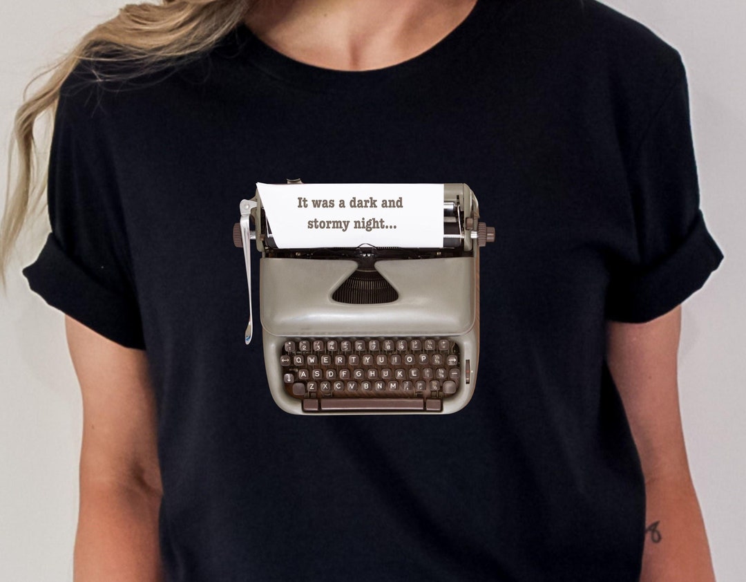 Vintage Typewriter T-shirt, Creative Writing T-shirt, Baby Boomer T ...