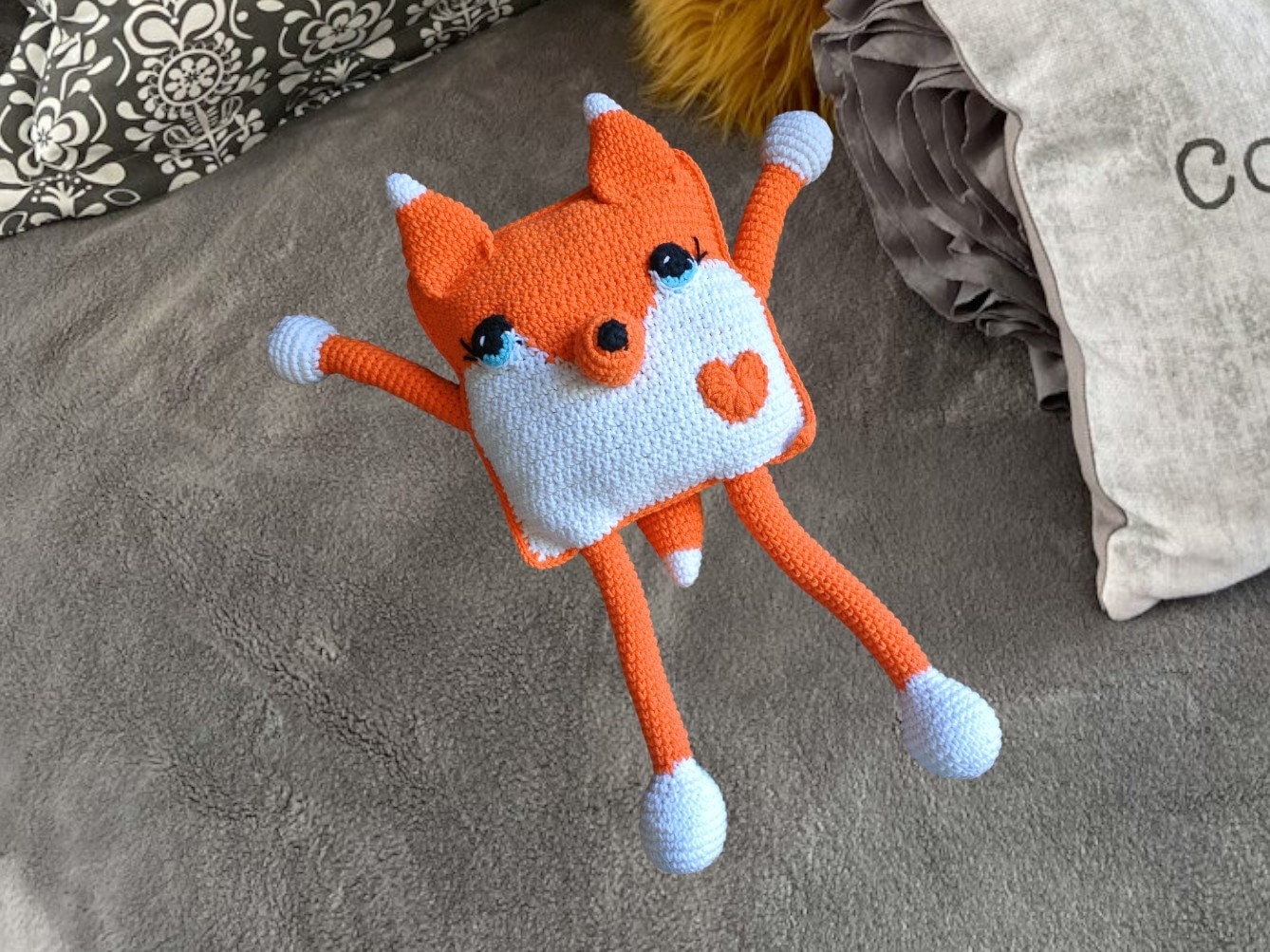 Crochet Fox | Interactive Game | Forest сharm - Etsy