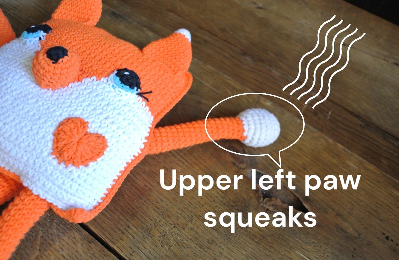 Crochet Fox | Interactive Game | Forest сharm - Etsy