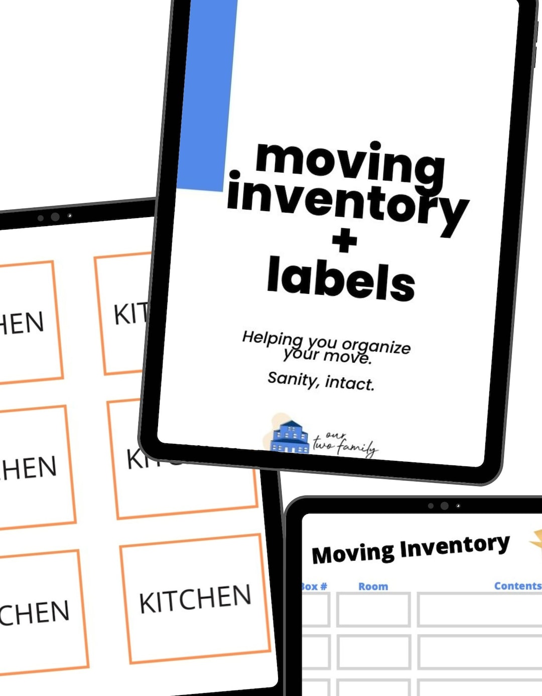 Moving Box Labels | Moving Inventory Tracker | Moving Planner System - Etsy