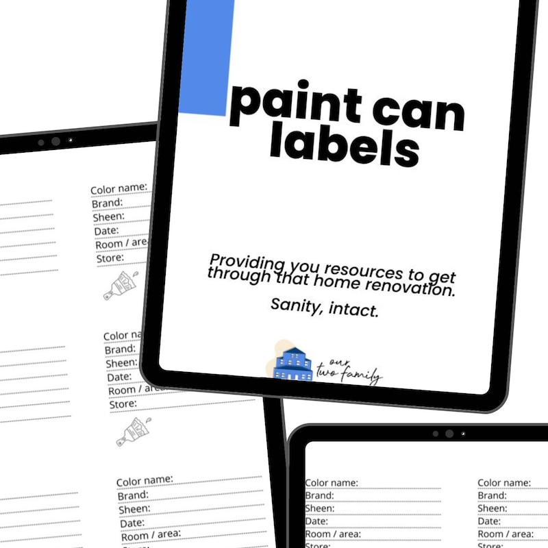Paint Can Label - Etsy