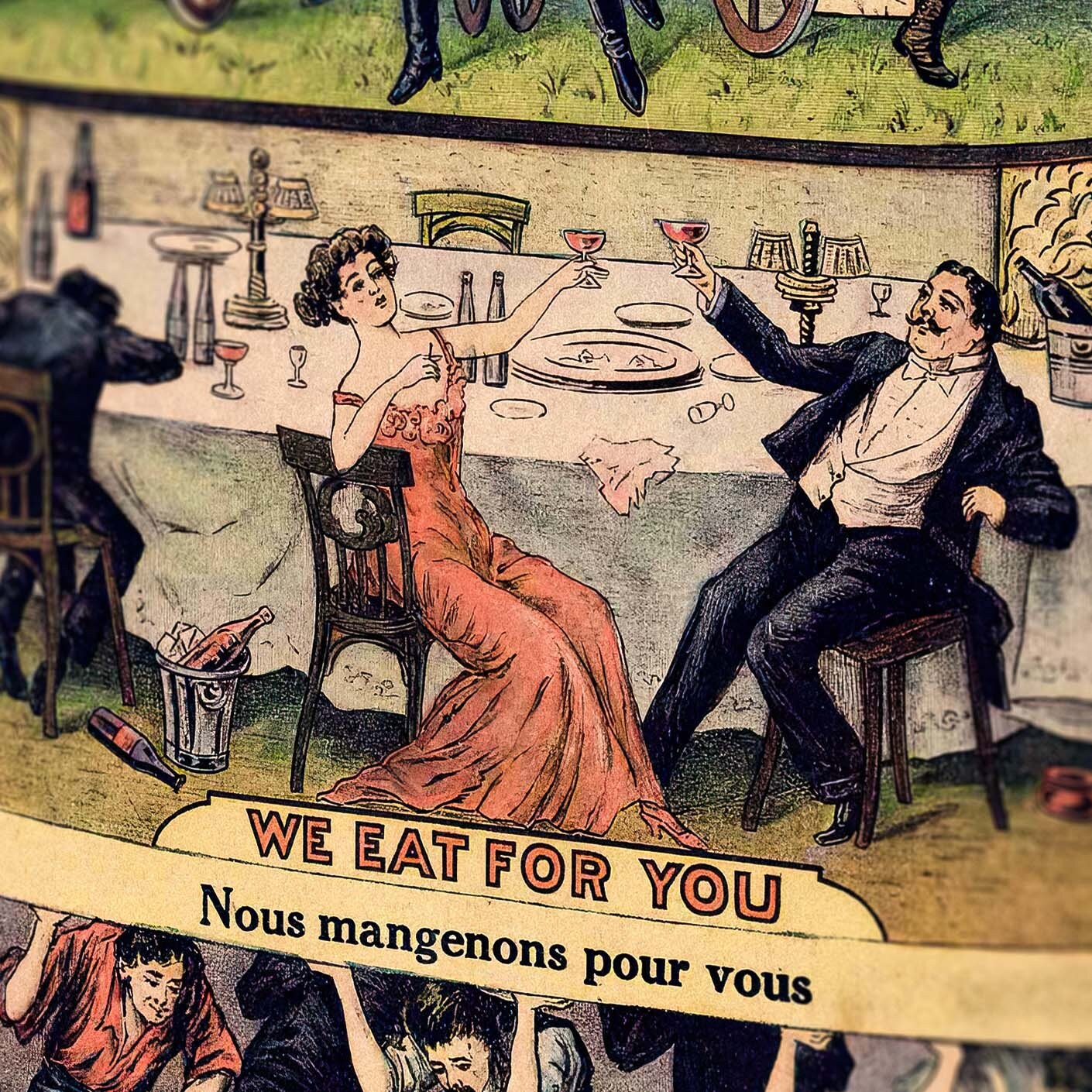 Pyramid of Capitalism Poster - 1911 Anti Capitalist Propaganda ...