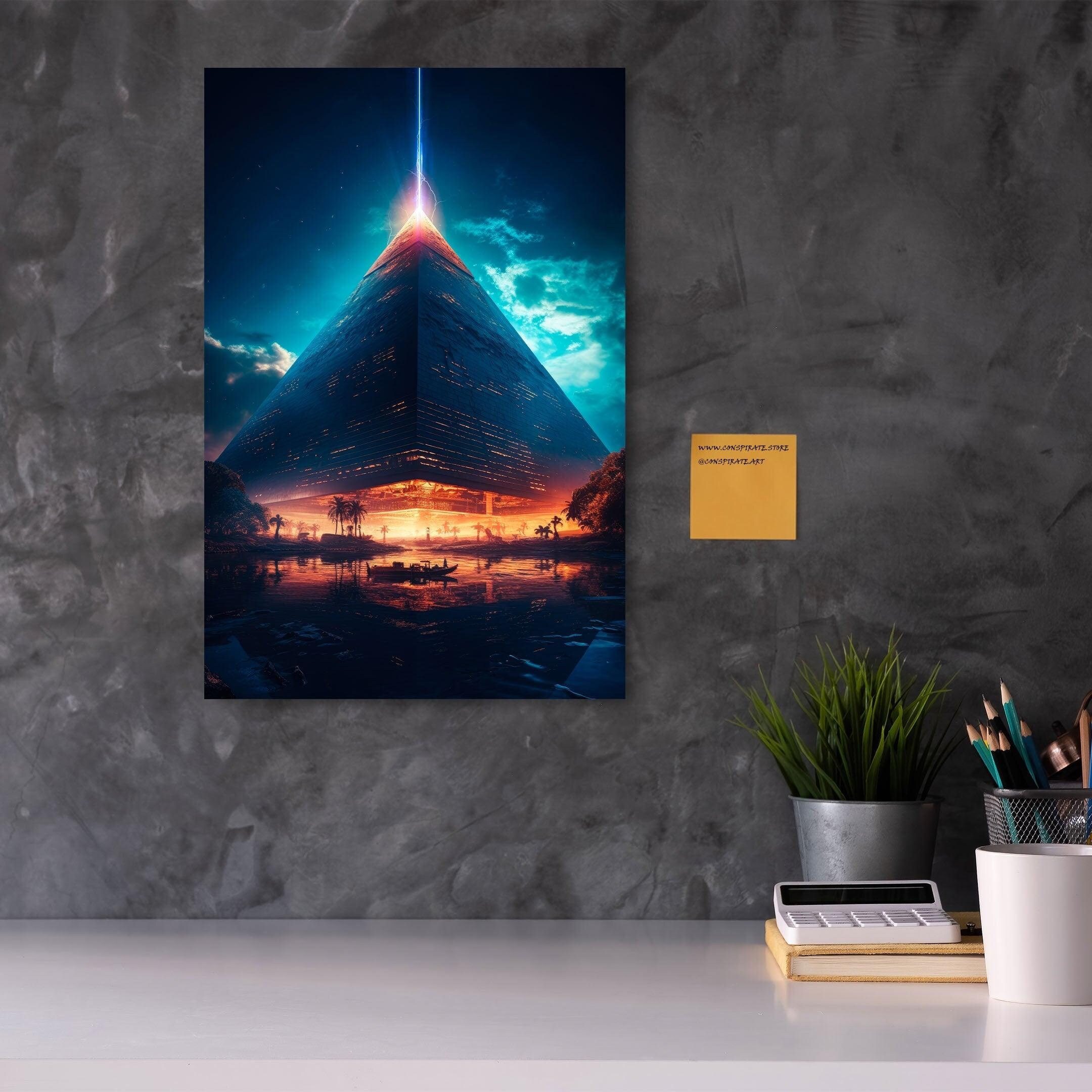 Origin of the Pyramids Poster Ancient Pyramid, Creation of the Pyramids ...