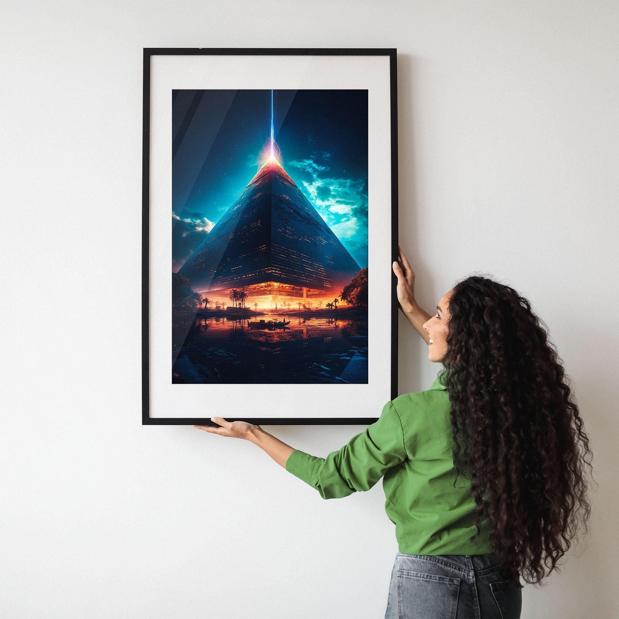 Origin of the Pyramids Poster - Ancient Technology, Pyramids Wall Art ...