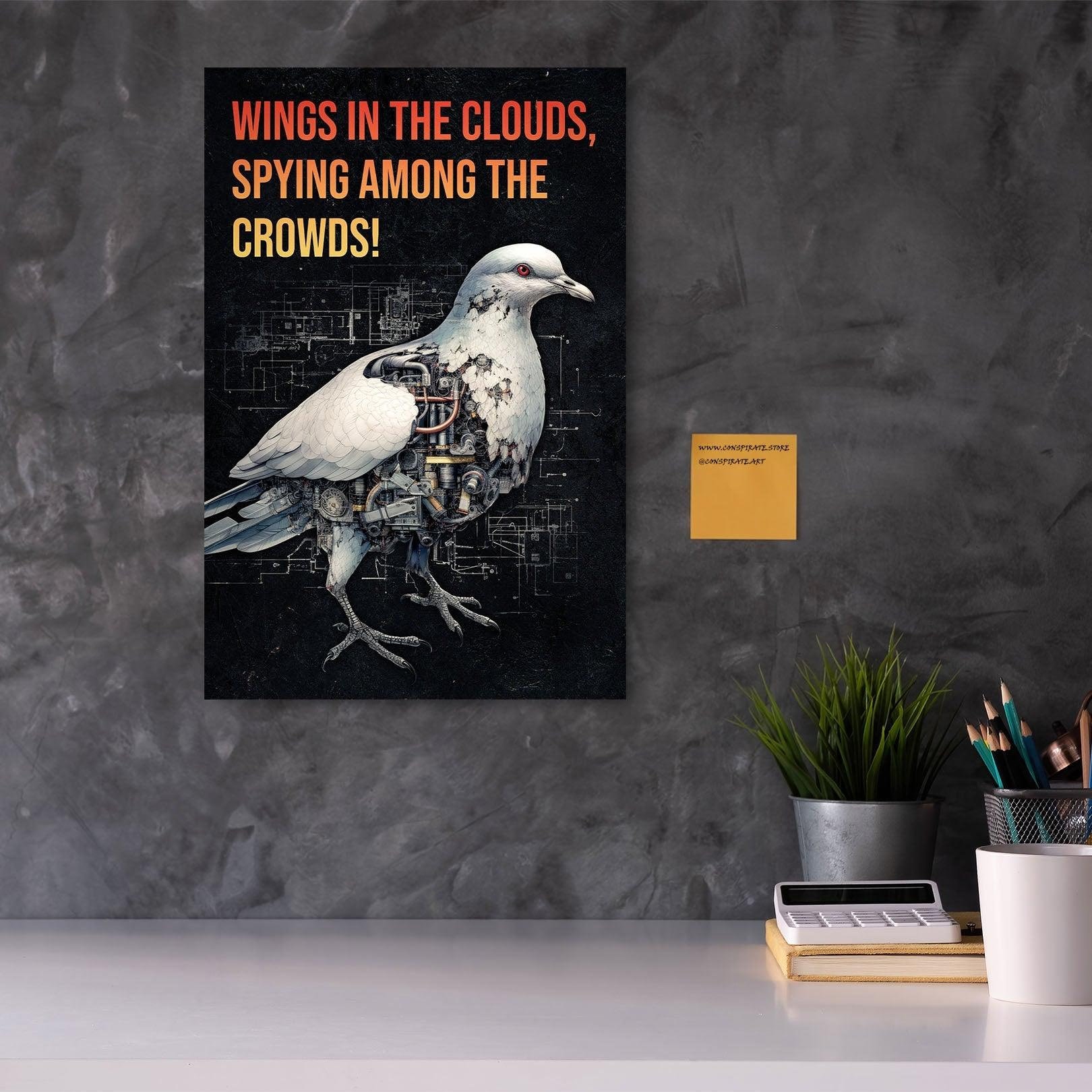 Birds Aren't Real Poster Bird Spies, Fake Birds Wall Art - Etsy