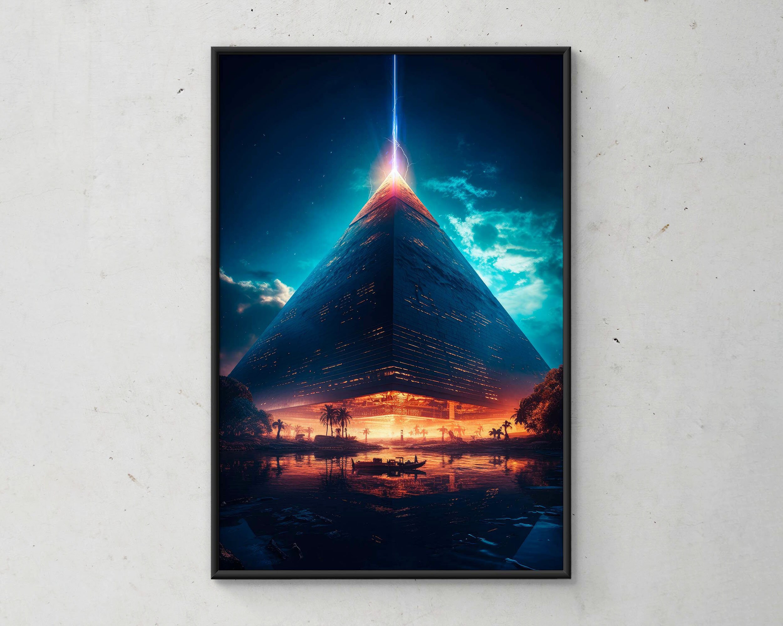 Origin of the Pyramids Poster Ancient Pyramid, Creation of the Pyramids ...