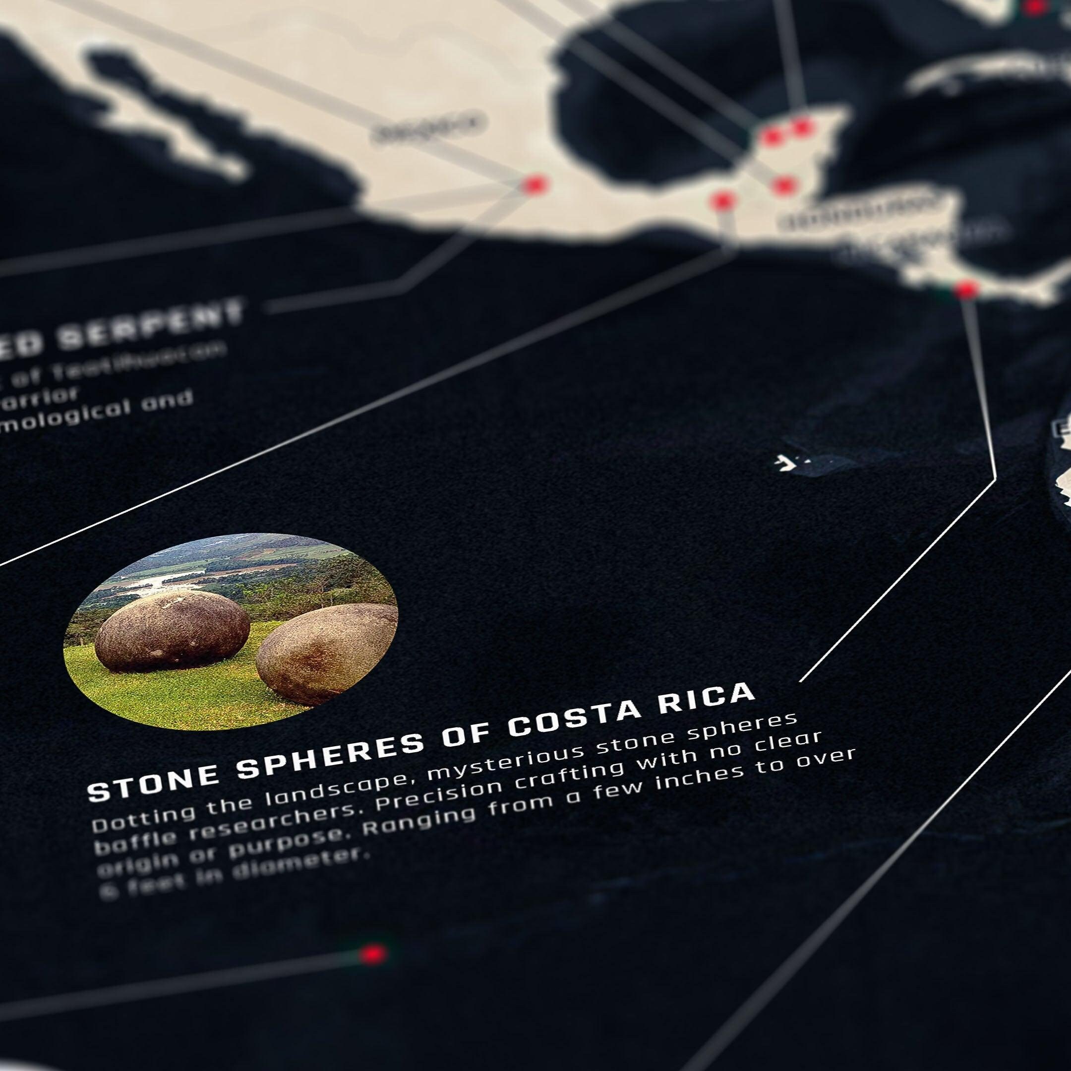 Ancient Megaliths Poster V2 - Ancient Sites Map, World Map Wall Art - Etsy