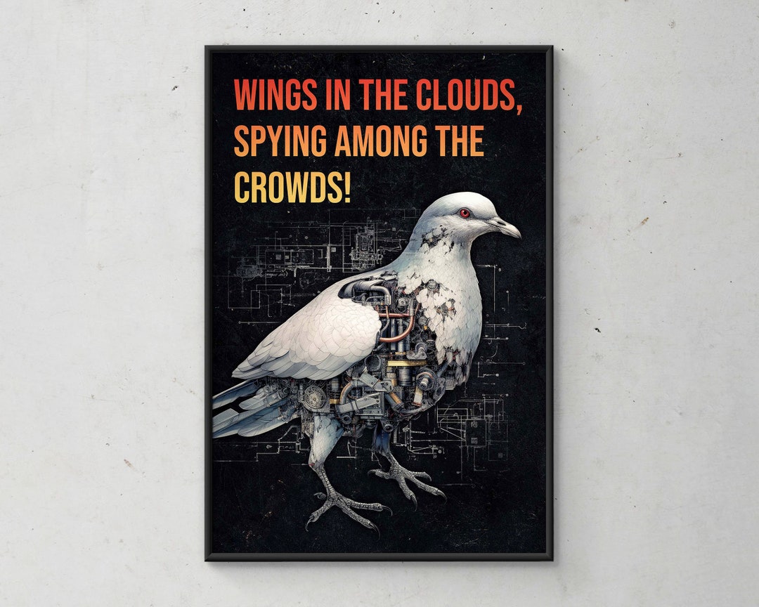 Birds Aren't Real Poster - Bird Spies, Fake Birds Wall Art - Etsy