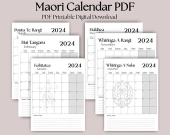 Cute Narwhal Open Printable Calendar Digital Download - Etsy