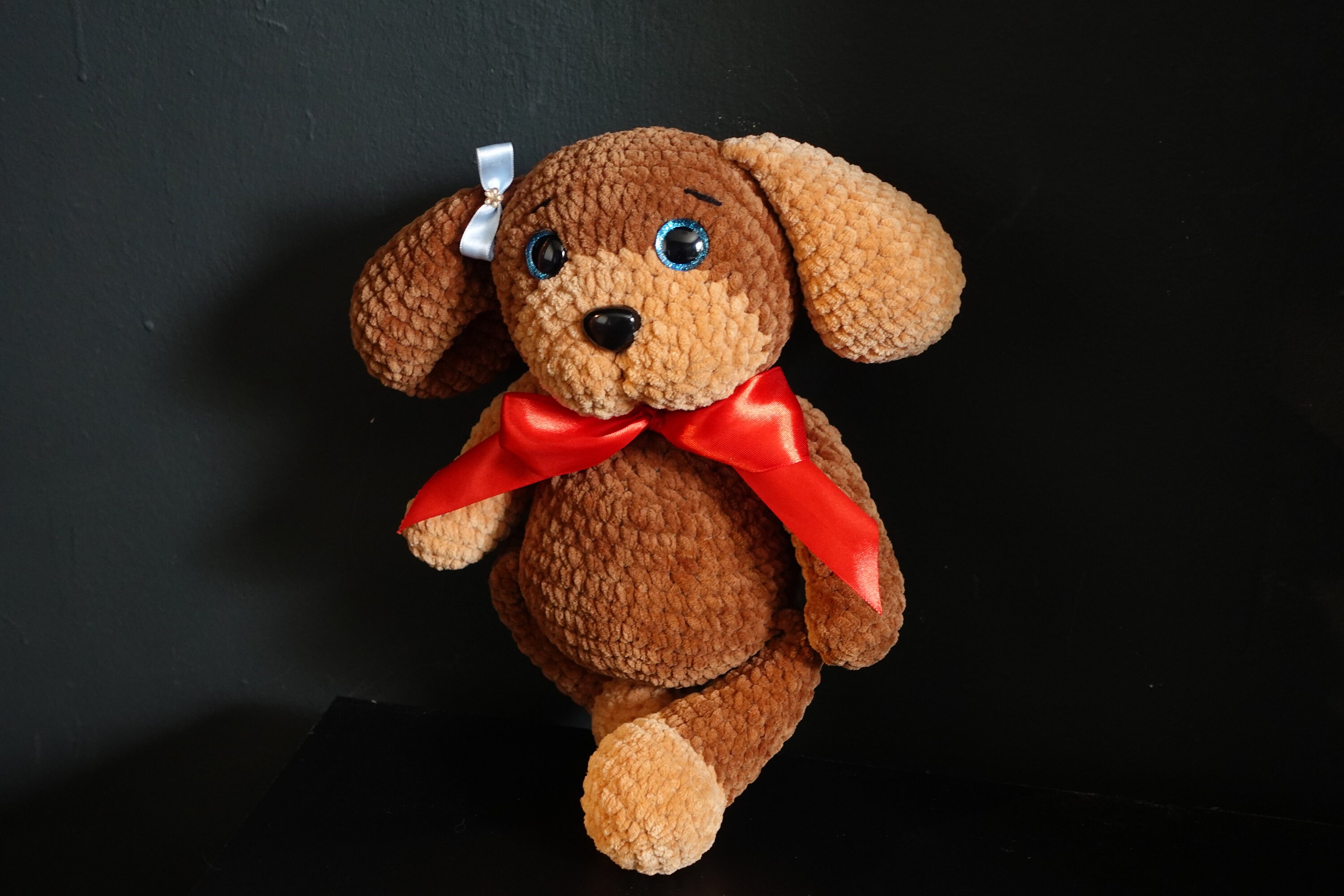 Puffy Plush Dog Amigurumi Doll - Etsy