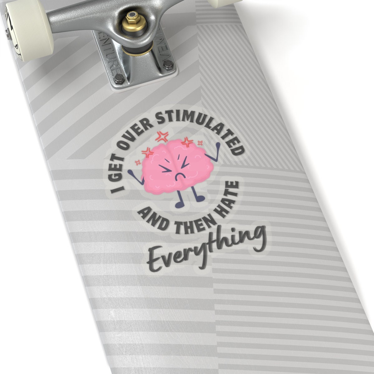 Neurodiversity ADHD Vinly Kiss-cut Stickers I Feeling Overstimulated ...