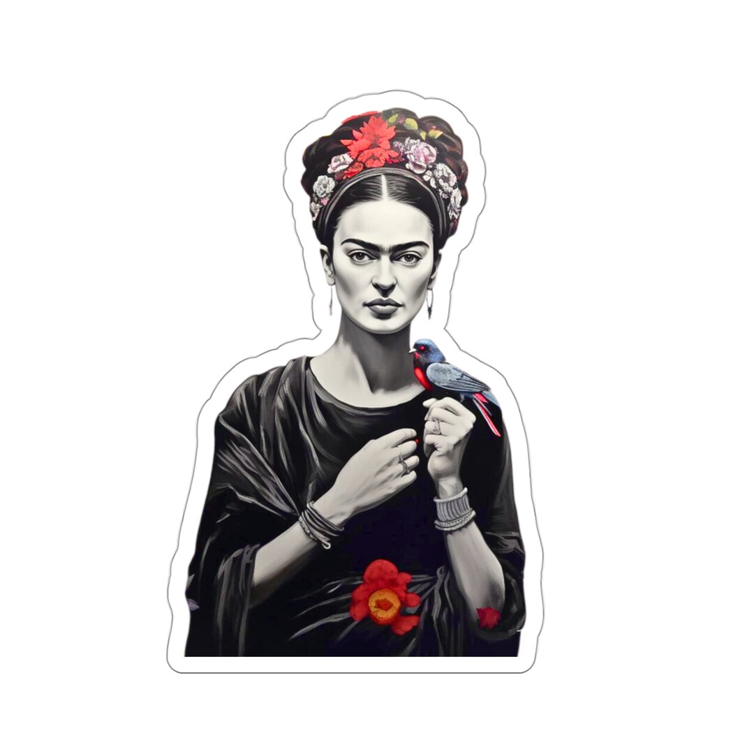 Frida and the Bird of Liberty Vinyl Sticker - Feminist Art Decal ...