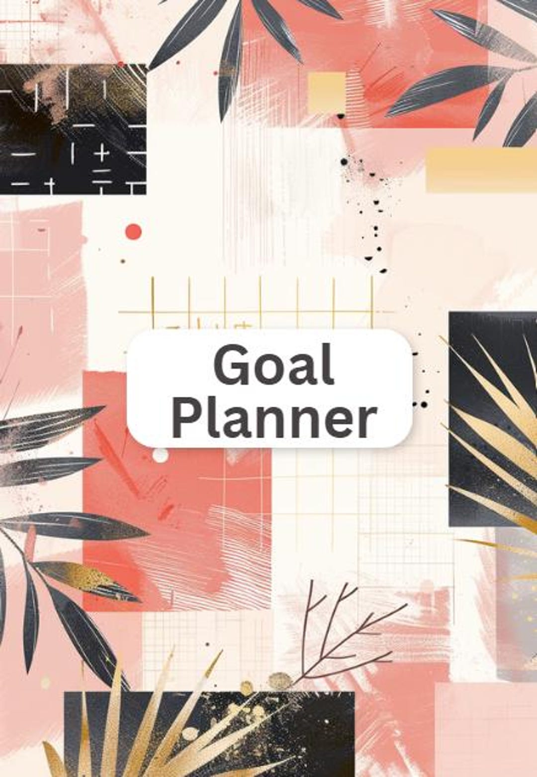 Goal Planner 2024 | Digital and Printable | Hyperlinked Tabs | Undated ...