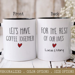 Let's Have Coffee Together Mug, Wedding Anniversary Gift Ideas ...