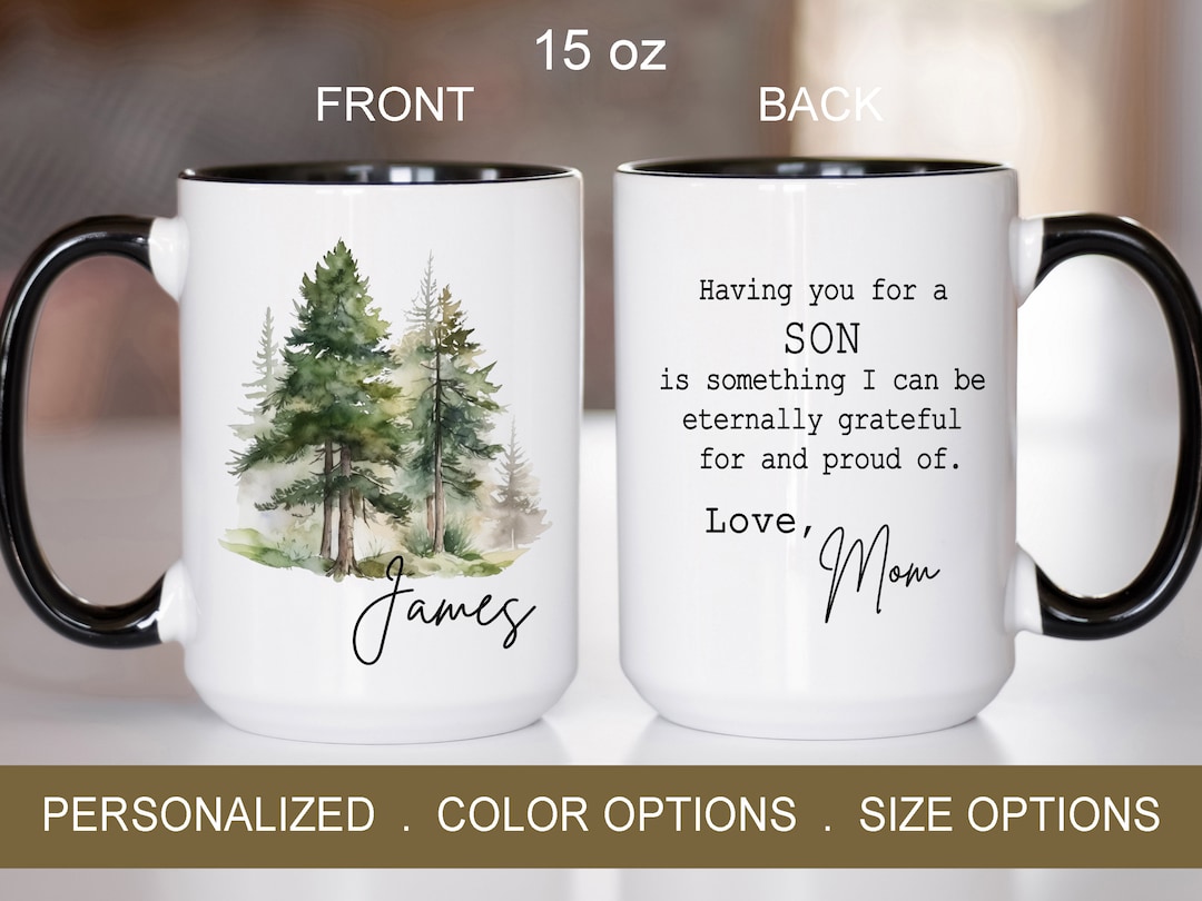 Custom Mug for Son, to My Son Mug, Son Gift Ideas, Son Gift From Mom ...